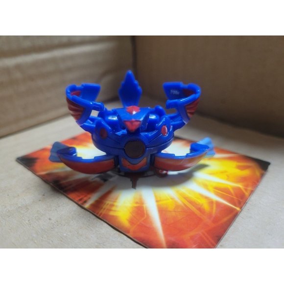 Toys | Super Rare Bakugan Cosmic Ingram Blue Aquos 70g Red Color Scheme ...